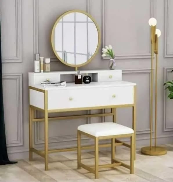 Alba Dressing Table With Stool – Idealwoods Furniture